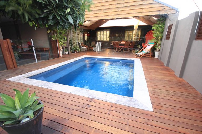 Capri Fibreglass Pool | Colour : Cosmic Blue - Buccaneer Pools Perth